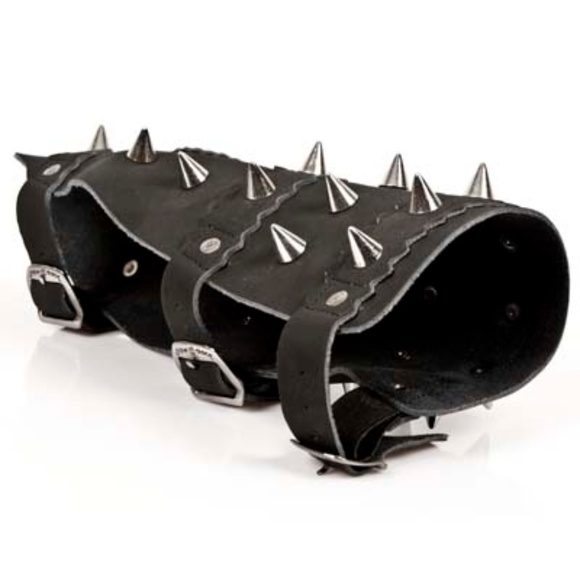 New Rock | Accessories | New Rock Braza Leather Spiked Gauntlet Left ...